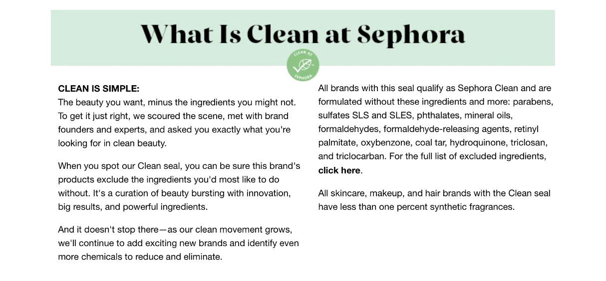 Sephora Faces "Clean" Beauty Lawsuit Amid "Regulatory Vacuum"