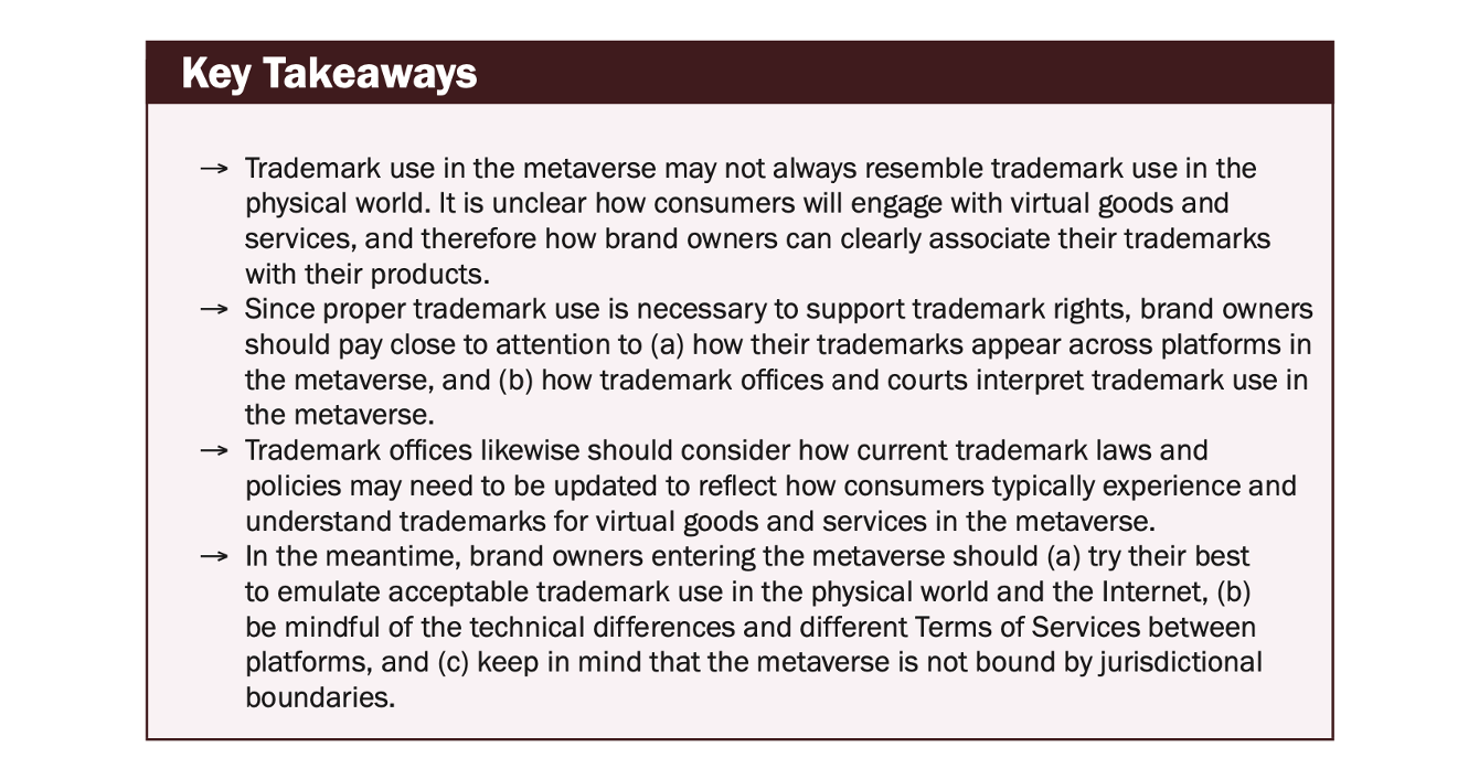 INTA Focuses on Trademark Issues in New Metaverse White Paper