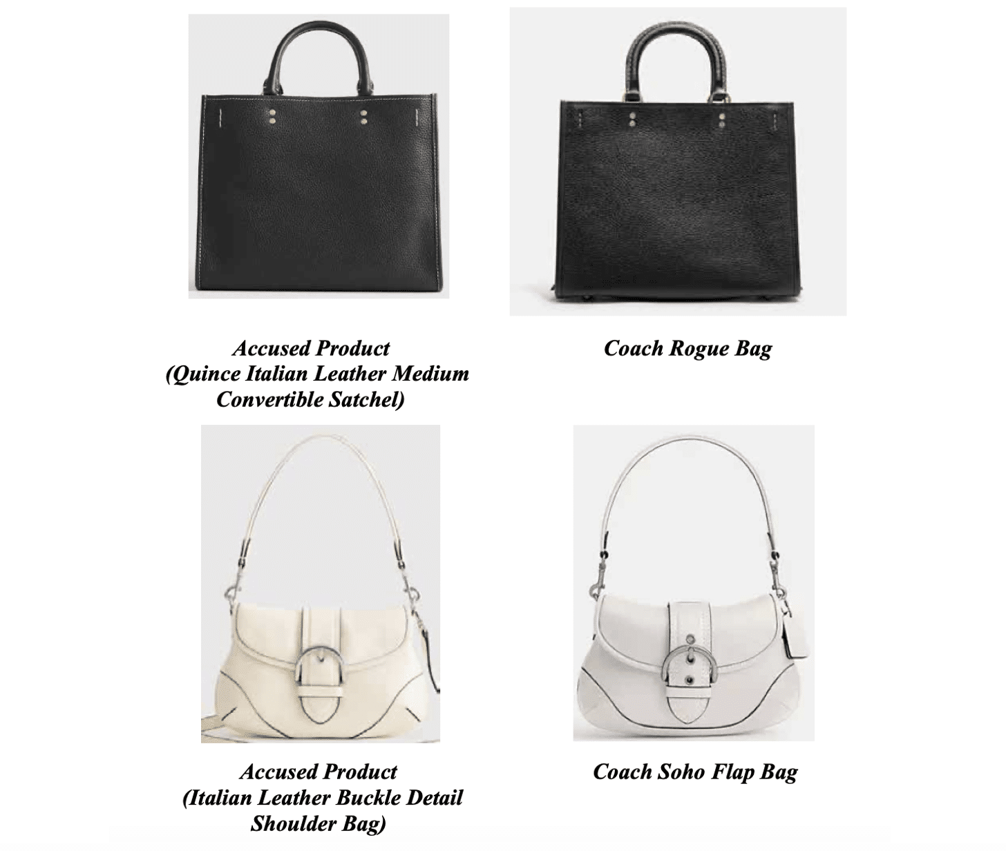 Coach Sues Quince for Trade Dress Infringement Over ‘Copycat’ Bags ...